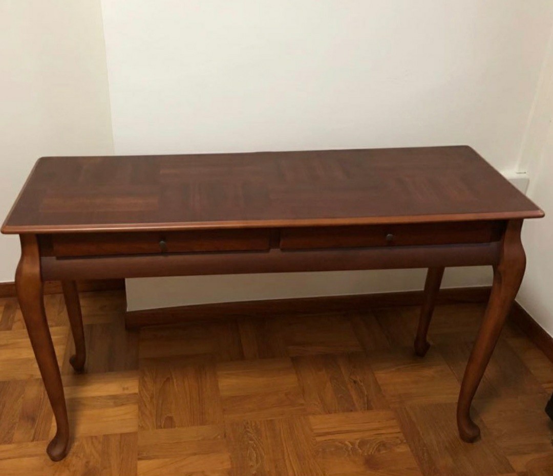 Solid wood display table, Furniture & Home Living, Furniture, Tables ...