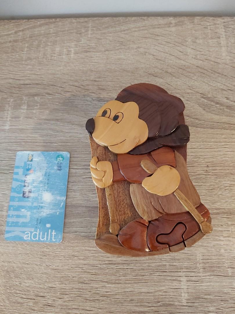 Solid wood Mickey Mouse art, Hobbies & Toys, Stationery & Craft, Art ...