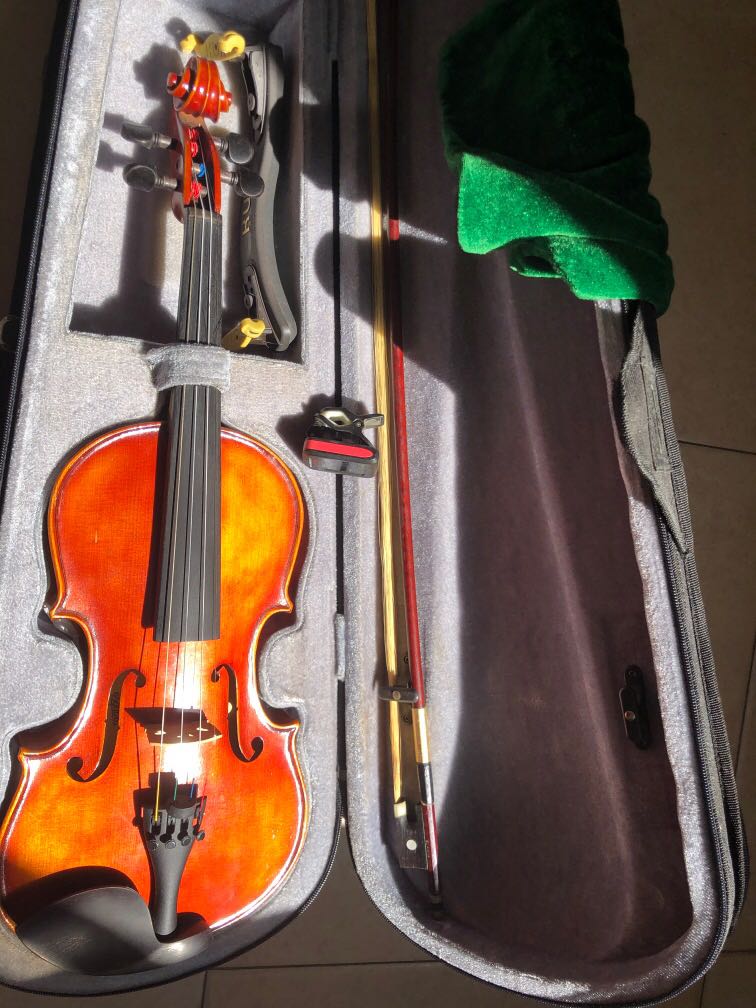 Synwin 3/4 Violin, Hobbies & Toys, Music & Media, Musical Instruments ...