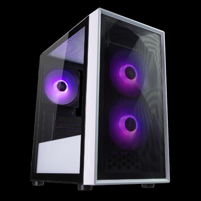 Tecware Forge M2 TG M 2 MATX ITX PC Casing Case Chassis - BLACK / WHITE ...