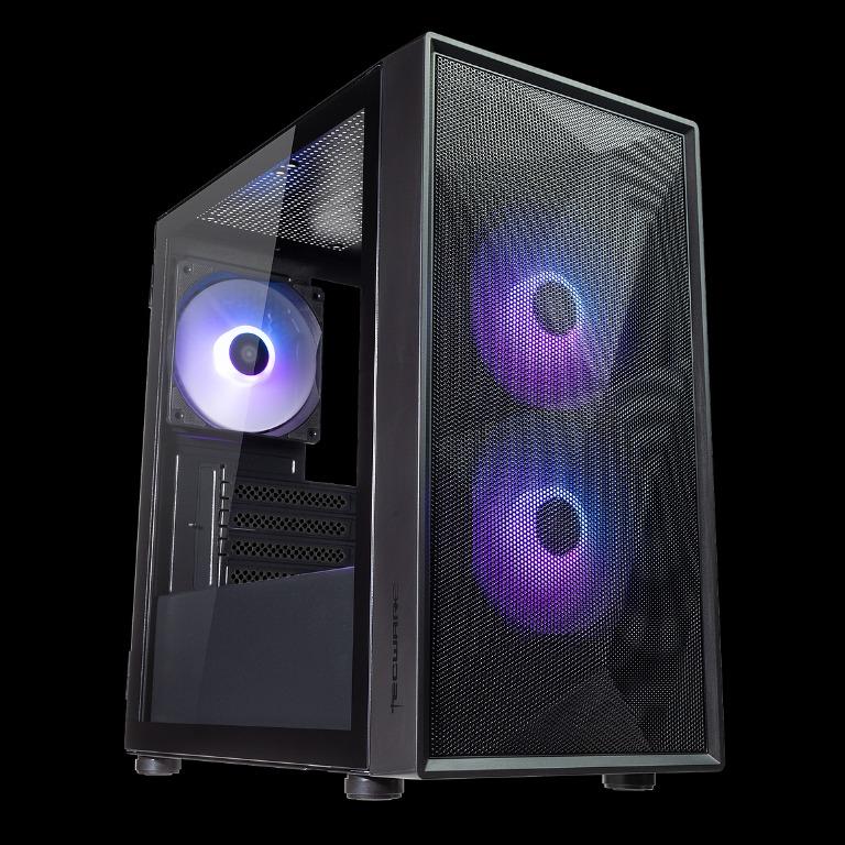 Tecware Forge M2 TG M 2 MATX ITX PC Casing Case Chassis - BLACK / WHITE ...