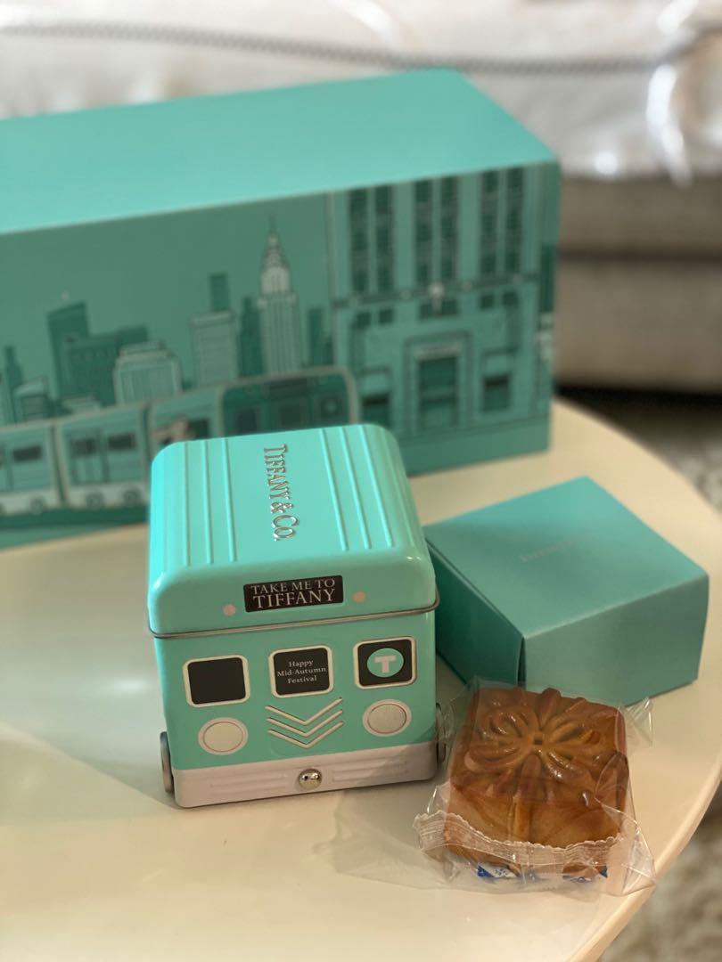 Tiffany train tin box, Luxury, Accessories on Carousell