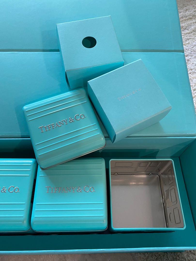 Tiffany train tin box, Luxury, Accessories on Carousell