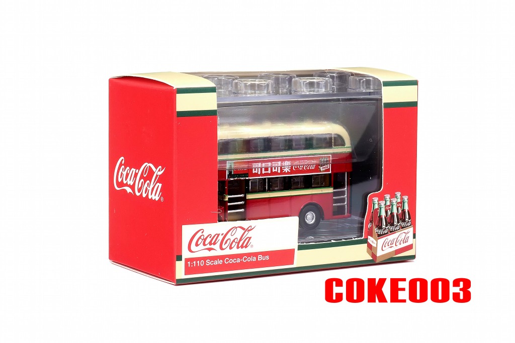 Tiny 丹拿A 可口可樂 巴士仔 / COKE 003/, DAIMLER A; Coke Bus / 送: 可樂玻璃杯1隻 (340 ml ...