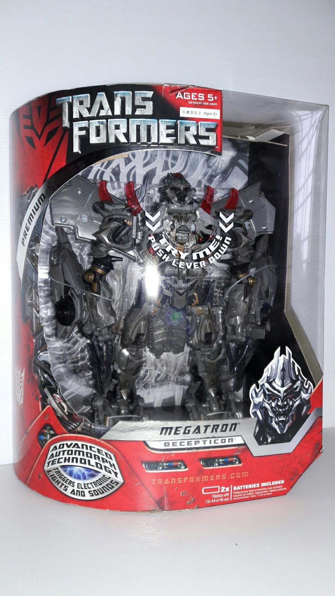 TRANSFORMERS MOVIE 2007 LEADER CLASS MEGATRON PREMIUM SERIES NEVER USED ...