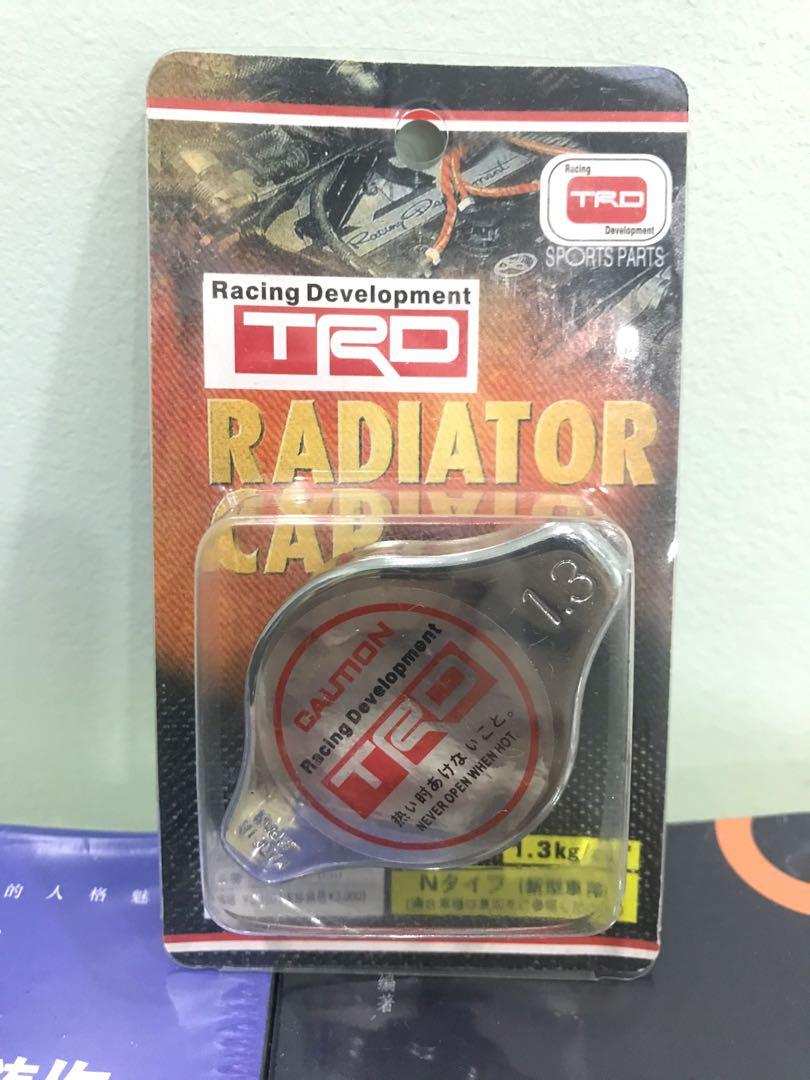 Trd racing radiator cap 1.3bar, Auto Accessories on Carousell