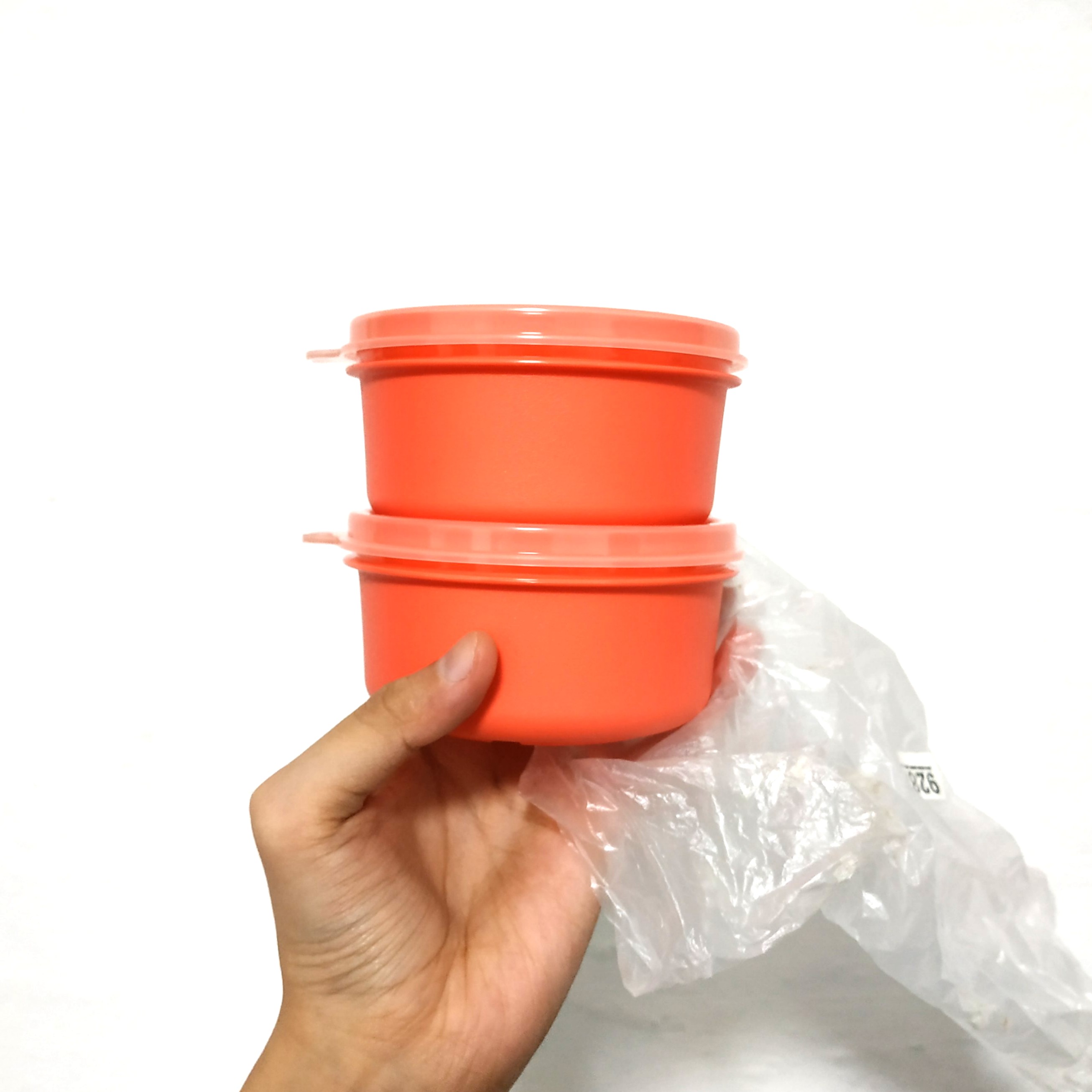 Tupperware 200 ml Modular Round Bowl Cups Container Set of 2, Furniture ...