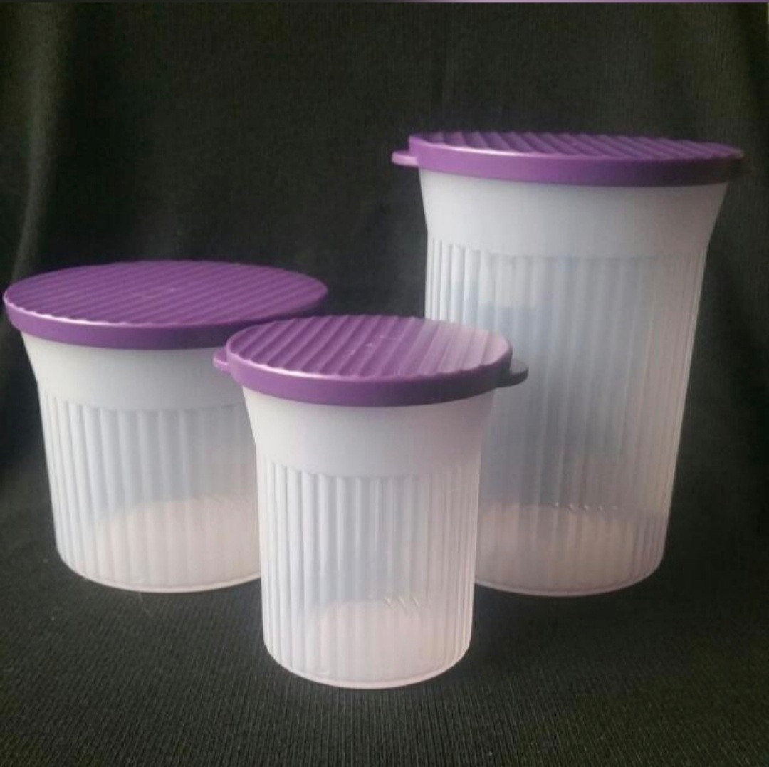 Tupperware Round Storage Containers, Furniture & Home Living ...