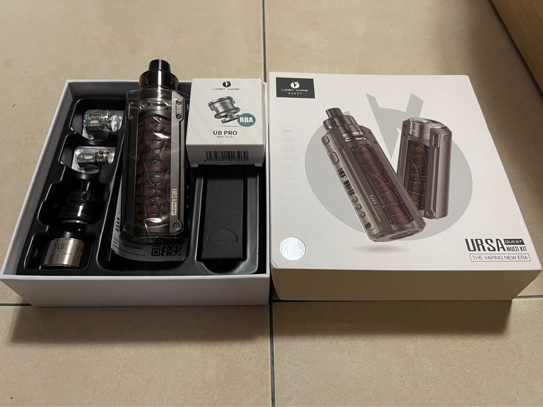 Ursa Quest 100 watts Multi Kit by Lost Vape with RBA, Health ...