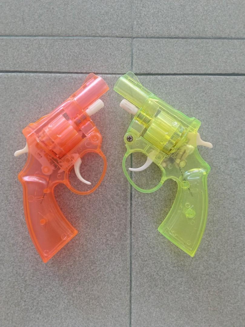 Vintage 80's Toy Gun, Action P.I. Hot Air Bullet Cap Gun (Green ...