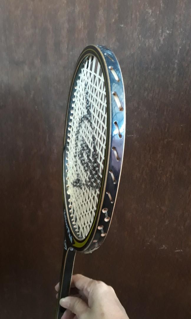 Vintage Dunlop Wooden Squash Racket, Furniture & Home Living, Home ...