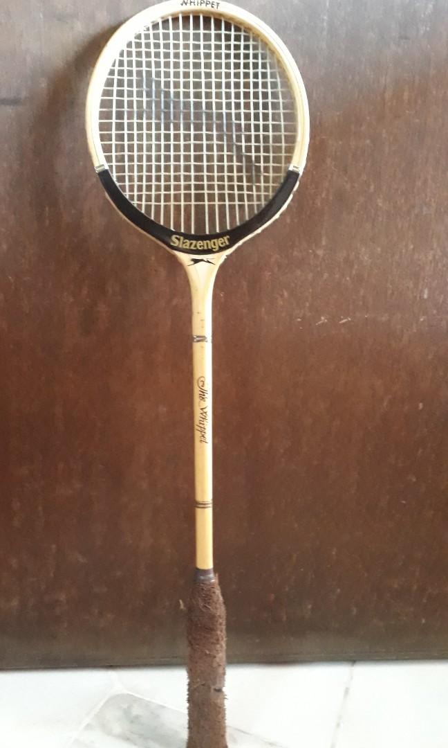 Vintage Slazenger The Whippet Wooden Squash Racket, Hobbies & Toys ...