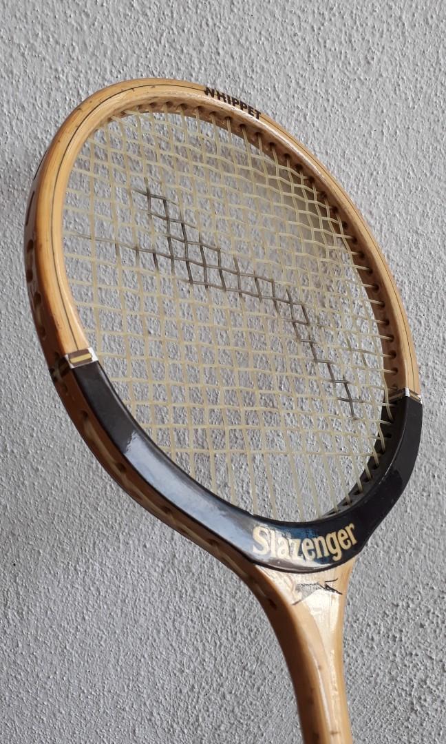 Vintage Slazenger The Whippet Wooden Squash Racket, Hobbies & Toys ...