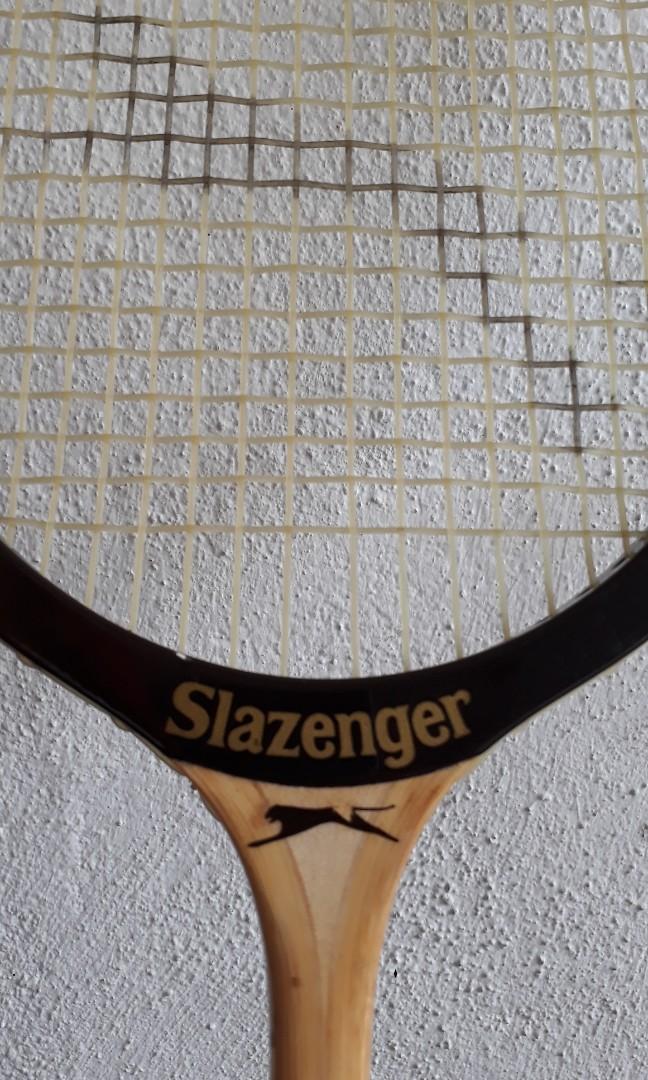 Vintage Slazenger The Whippet Wooden Squash Racket, Hobbies & Toys ...