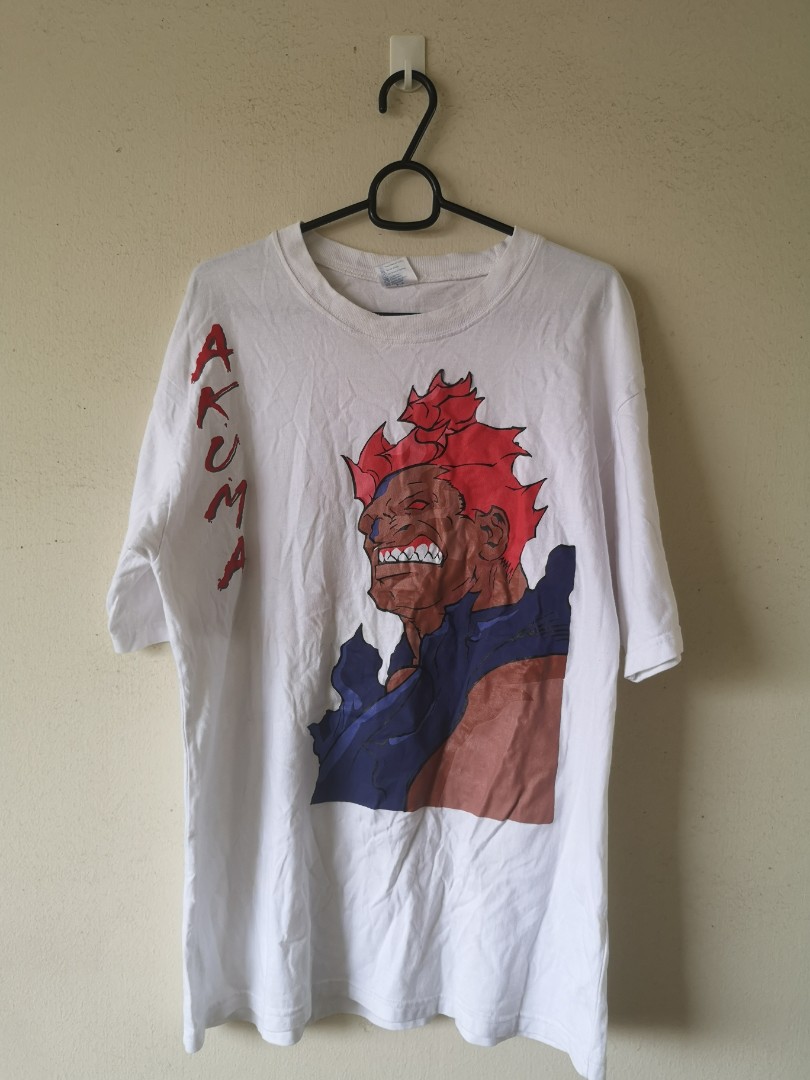 Vintage Street Fighter Akuma Tee, Men's Fashion, Tops & Sets, Tshirts ...