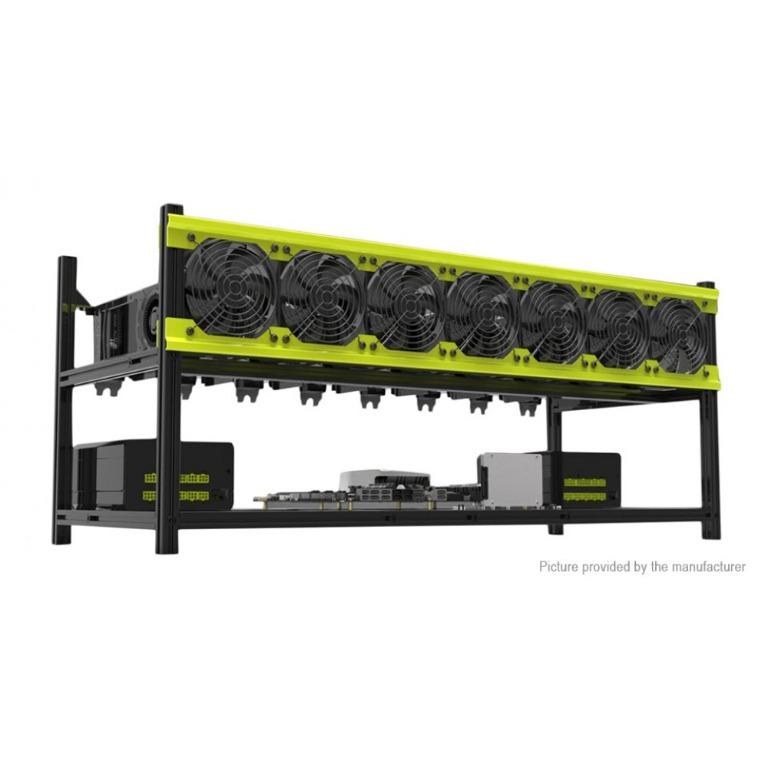 6 GPU & 8 GPU Mining Rig/Frame, Computers & Tech, Parts & Accessories ...
