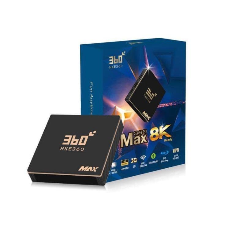 香港行貨 360 TV BOX 電視盒子Max 4+128G 8K語音版, 家庭電器, 電視 & 其他娛樂, 電視 - Carousell