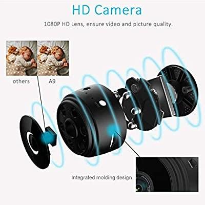 A9 Mini Camera Full HD 1080P IR Night Vision DVR Wireless IP P2P WiFi ...