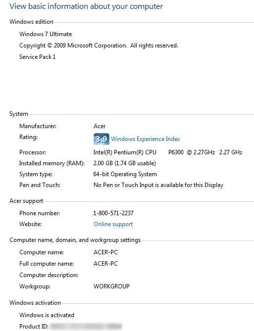 Acer Aspire 4743 Model MS2332 Laptop, Computers & Tech, Laptops ...