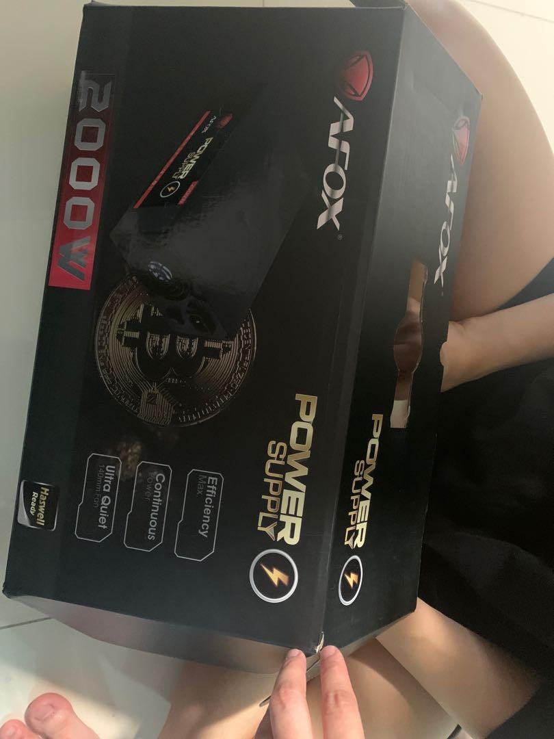 Afox 2000w PSU powersupply, Computers & Tech, Parts & Accessories, Networking on Carousell