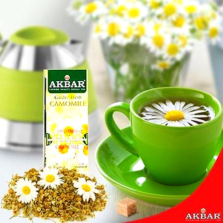 Akbar Premium Camomile Herbal Infusion 20TB Env Box, Health & Nutrition ...