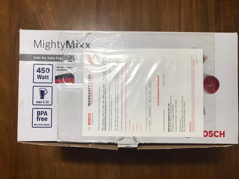 Bosch Mighty Mix Blender, Home Appliances, Kitchenware on Carousell