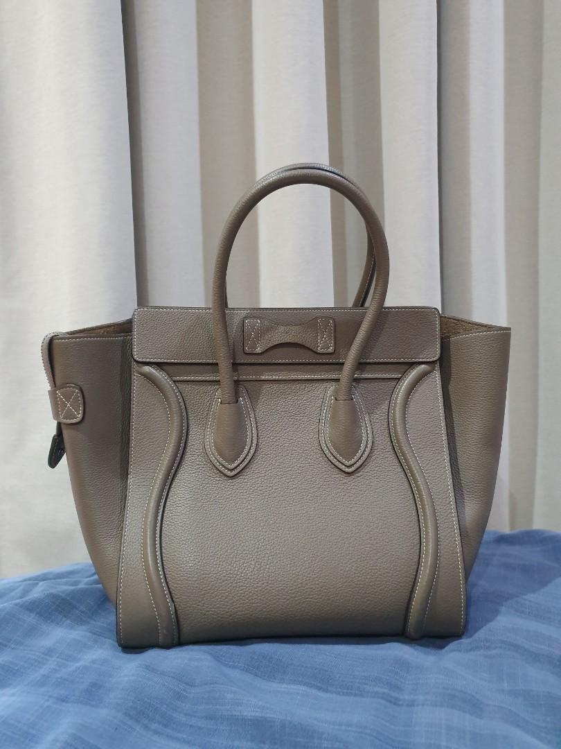 Celine Micro Luggage Souris Bag Aunthentic Original like New, Barang Mewah, Tas & Dompet di ...