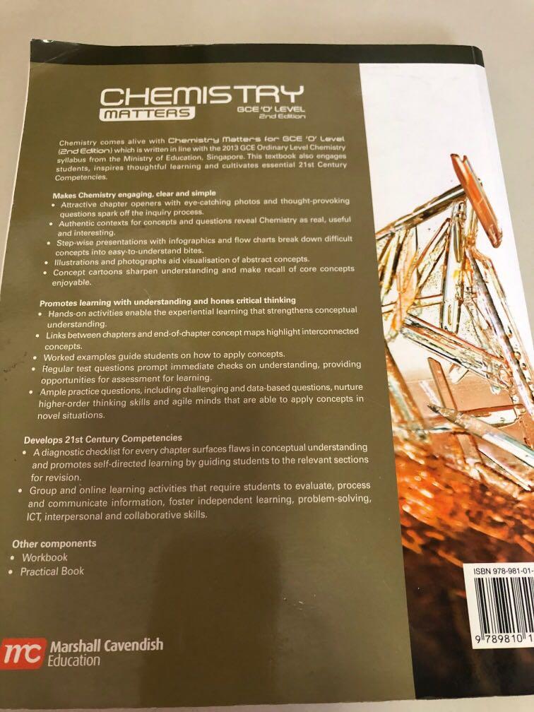 Chemistry Matters 2nd Edition for GCE O levels, Hobbies & Toys, Books ...
