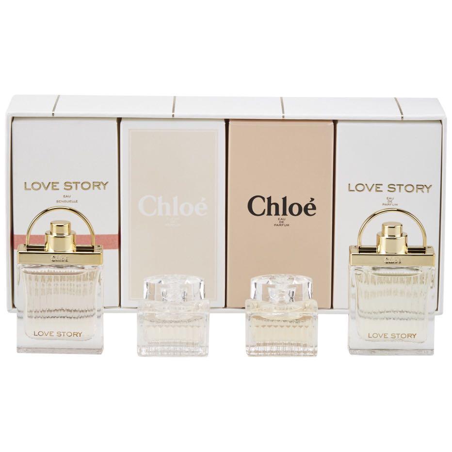 Chloe Miniatures Gift Set For Her x 4 (Eau de toilette, Eau de parfum ...