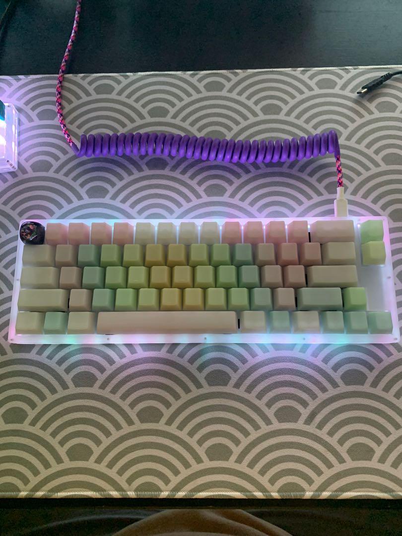 Custom Mechanical Keyboard RGB Underglow with SP Star Polaris Switch ...