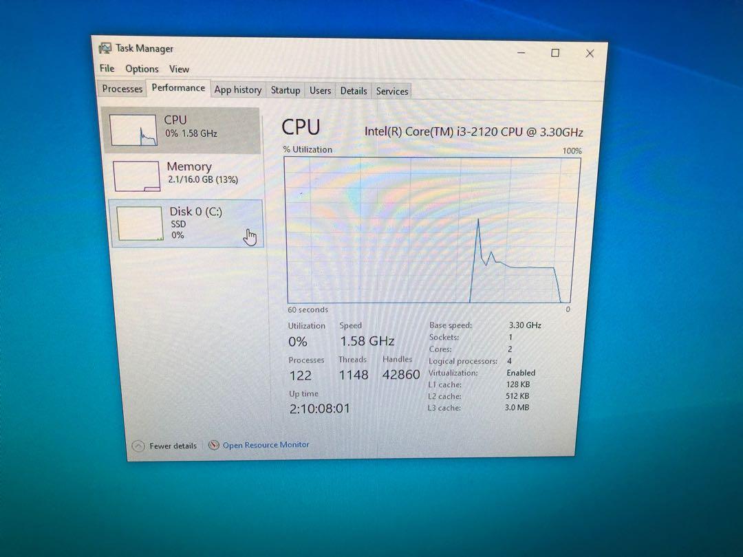 Dell i3 Optiplex 790 Desktop. 16GB RAM. 256GB SSD HDD. Windows 10 Pro ...