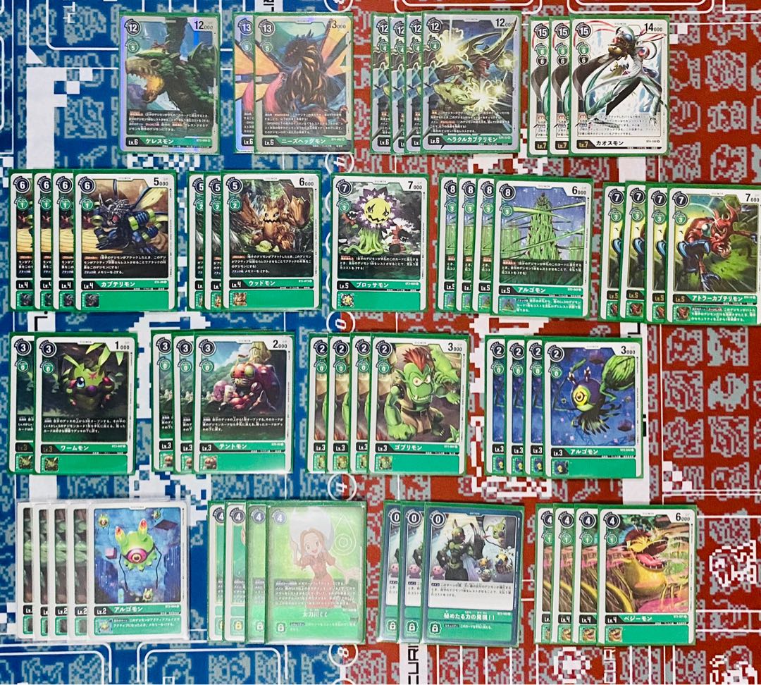 Digimon | Green Deck, Hobbies & Toys, Toys & Games on Carousell