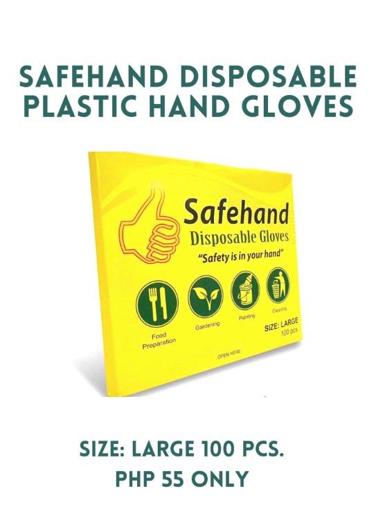 AZ Consumer Chef Kimby All Purpose Disposable Plastic Hand Gloves | 100 ...