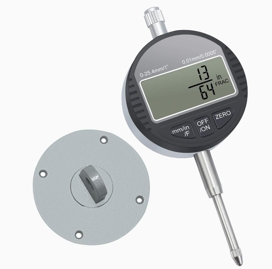 DTI Digital Dial Indicator 1''/25.4mm Electronic Digital Dial Indicator ...