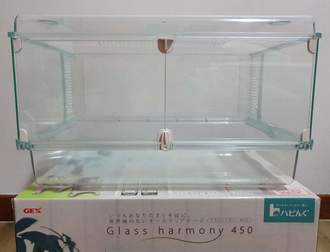 [GEX] Glass Harmony 450 transparent hamster cage, Pet Supplies, Homes & Other Pet Accessories on ...