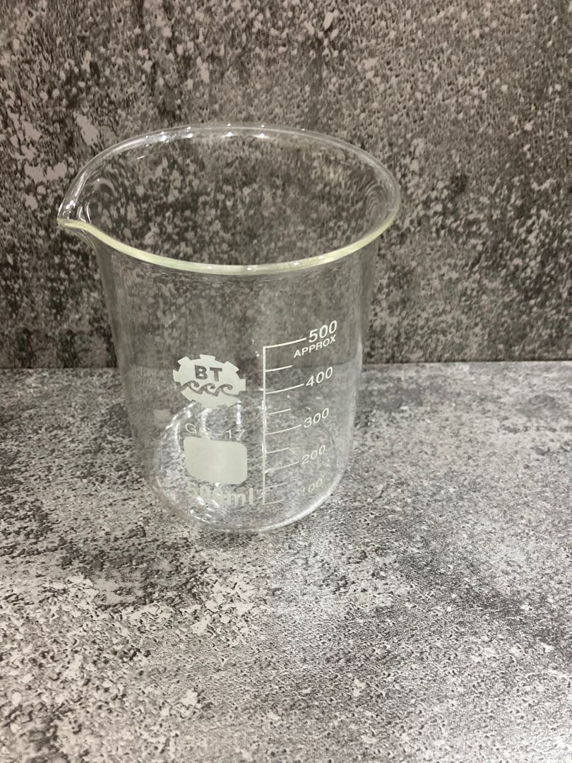 Glass beaker 500ml, Furniture & Home Living, Kitchenware & Tableware ...
