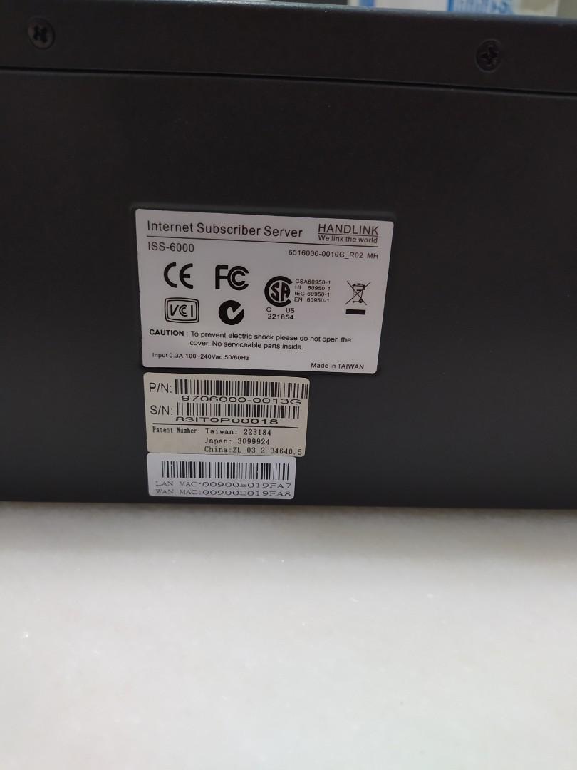 Handlink ISS-6000, Computers & Tech, Parts & Accessories, Networking on ...