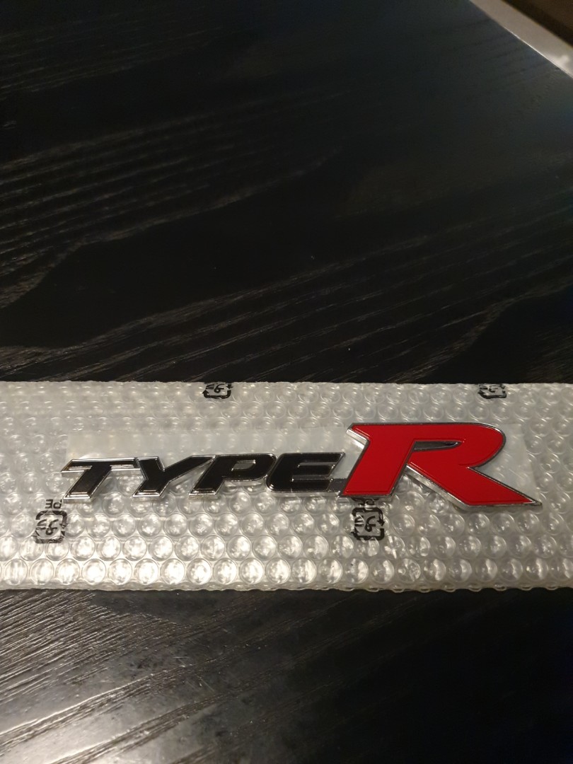 Honda Original Type R Emblem, Car Accessories, Accessories on Carousell