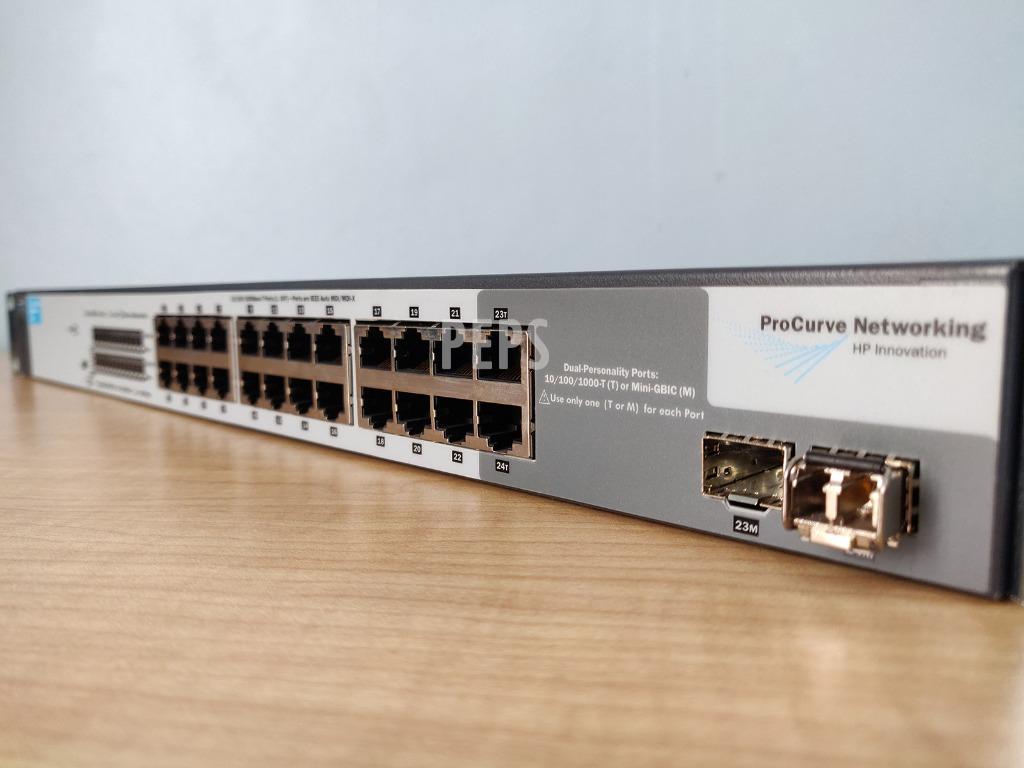 HP ProCurve Gigabit Managed (J9028B) 1800-24G 24-Port Enterprise ...