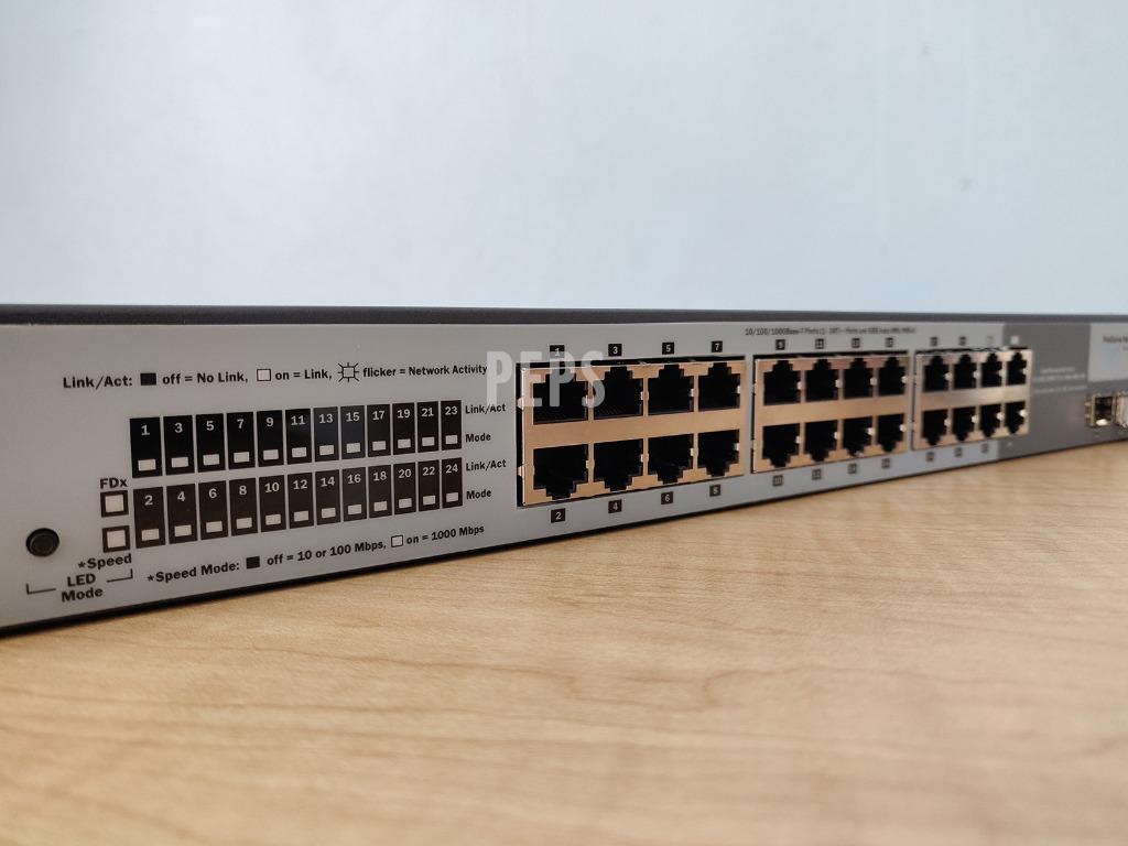 HP ProCurve Gigabit Managed (J9028B) 1800-24G 24-Port Enterprise ...