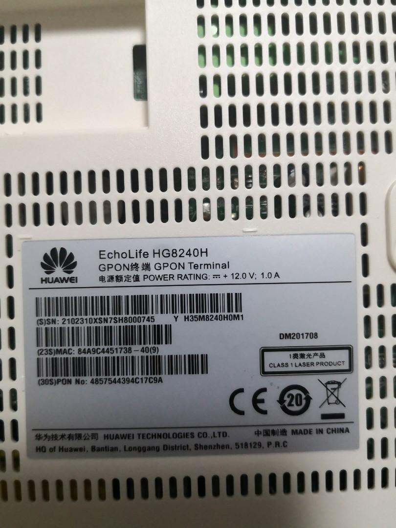 Huawei ONT EchoLife Bridge GPON Terminal, Mobile Phones & Gadgets ...