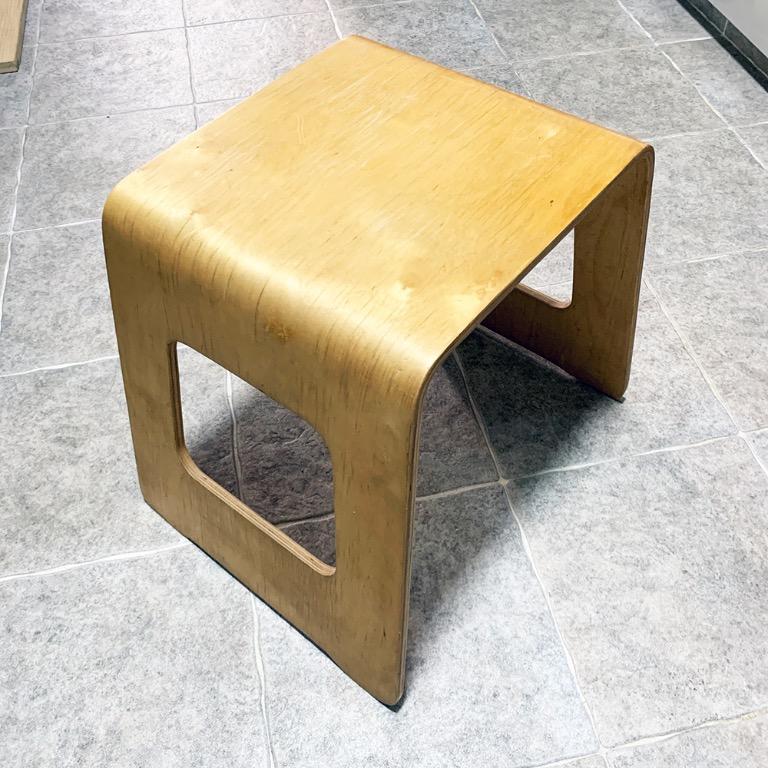 Ikea Benjamin Bent Stool (Light Brown), Babies & Kids, Baby Nursery ...