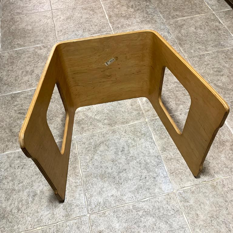 Ikea Benjamin Bent Stool (Light Brown), Babies & Kids, Baby Nursery ...