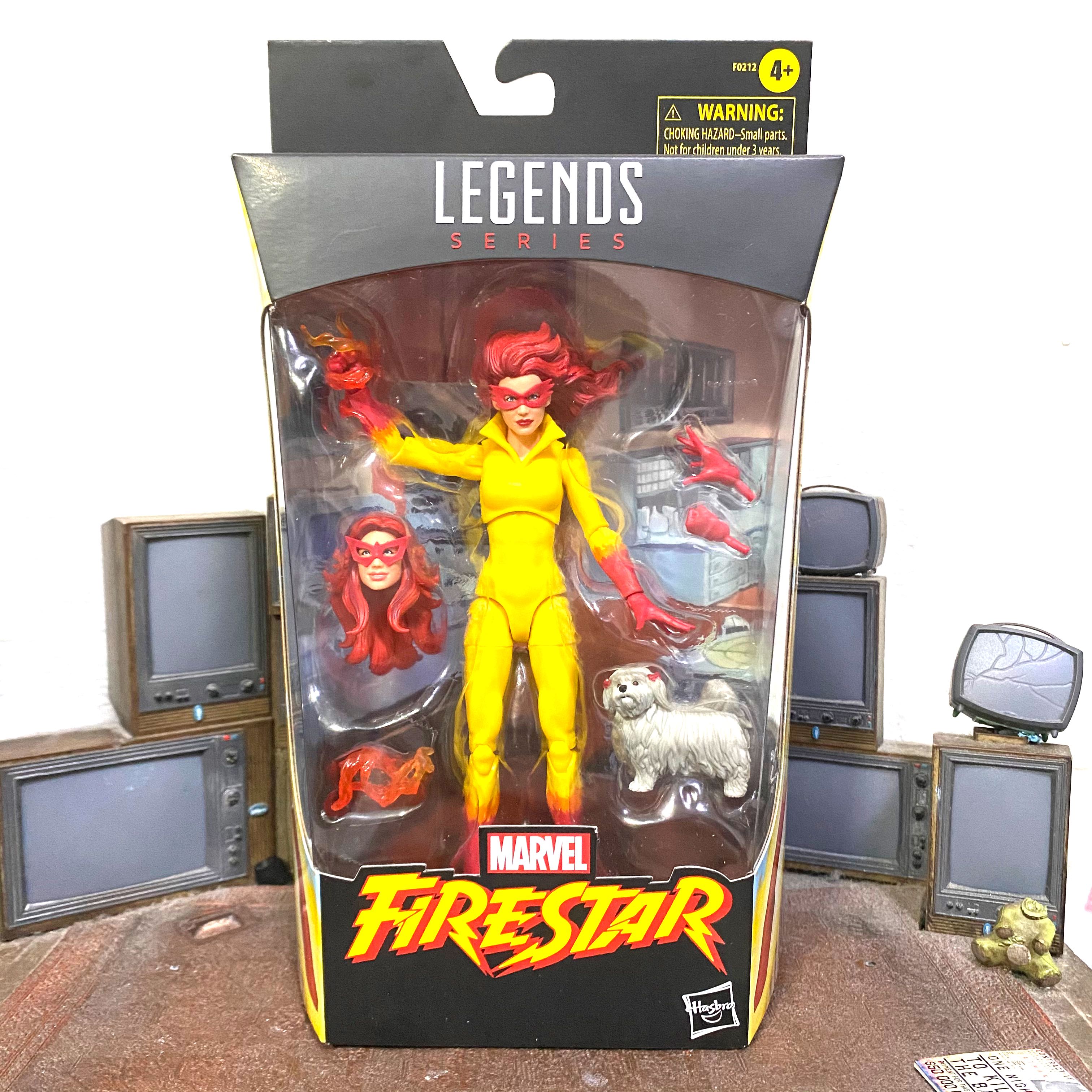 [In hand] Marvel Legends Firestar Fire Star (Spiderman and his amazing ...