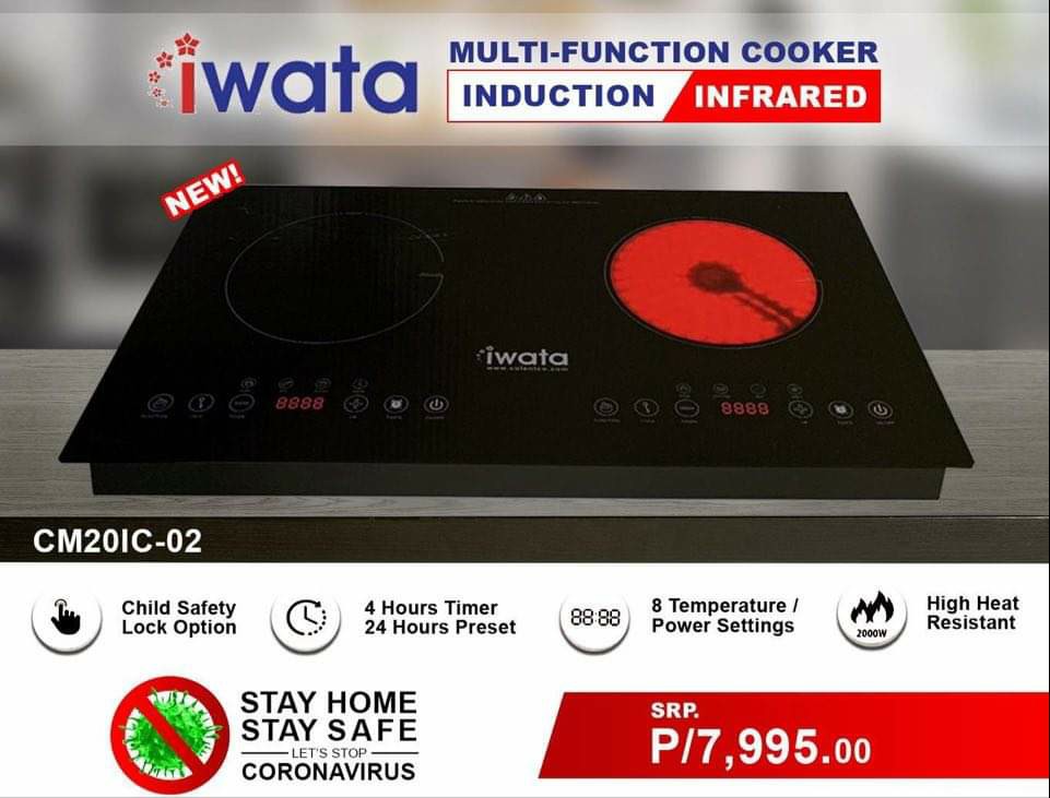 ‼️IWATA INFRARED + INDUCTION COOKER‼️, TV & Home Appliances, Kitchen ...