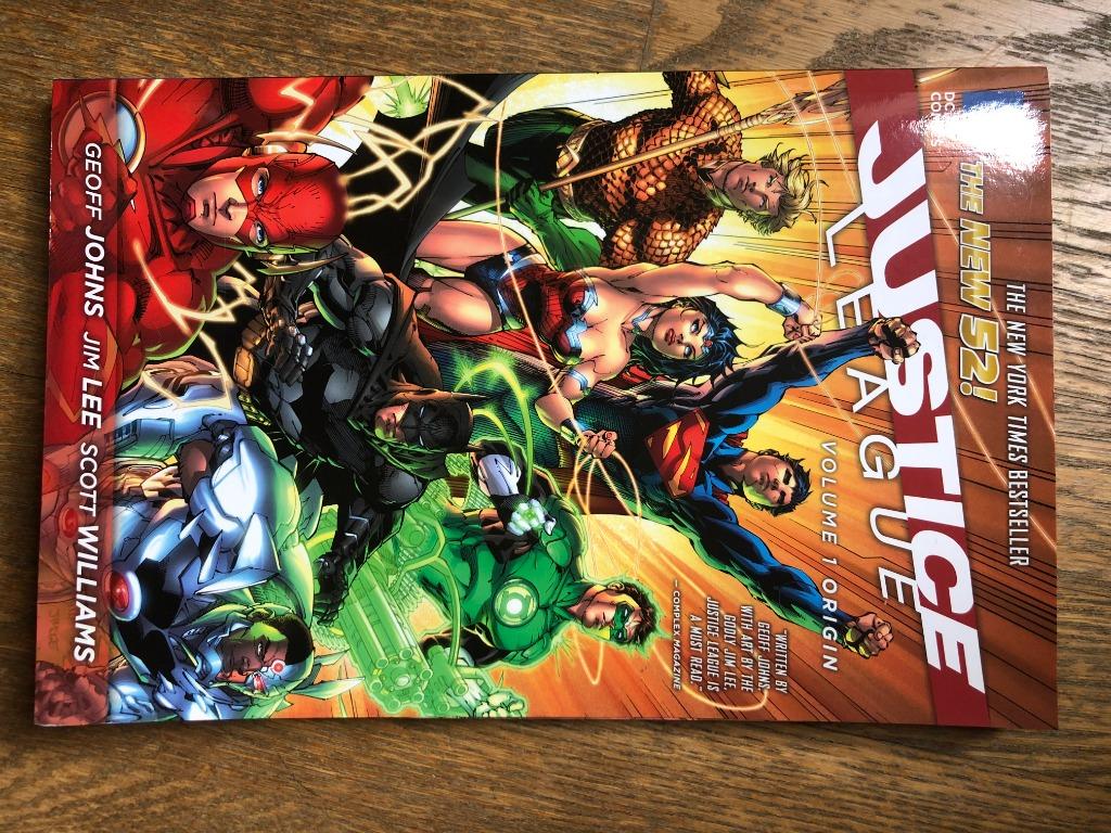 DC Comics - Justice League: Vol. 1, Origin, Hobbies & Toys, Books ...