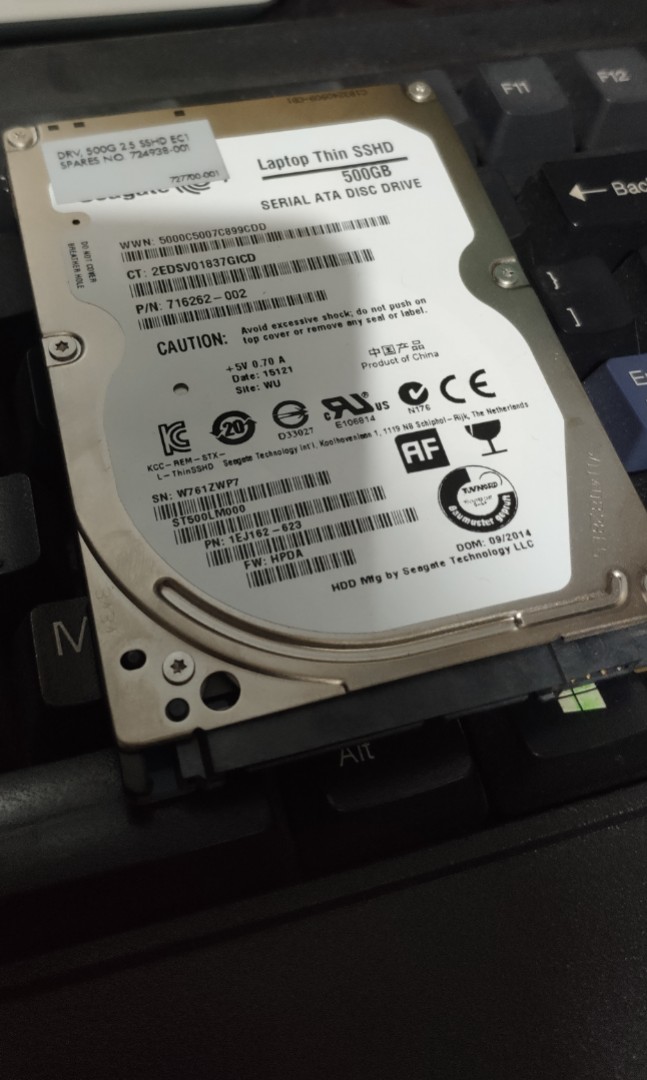 Laptop Thin SSHD 500gb Hardisk, Computers & Tech, Laptops & Notebooks ...