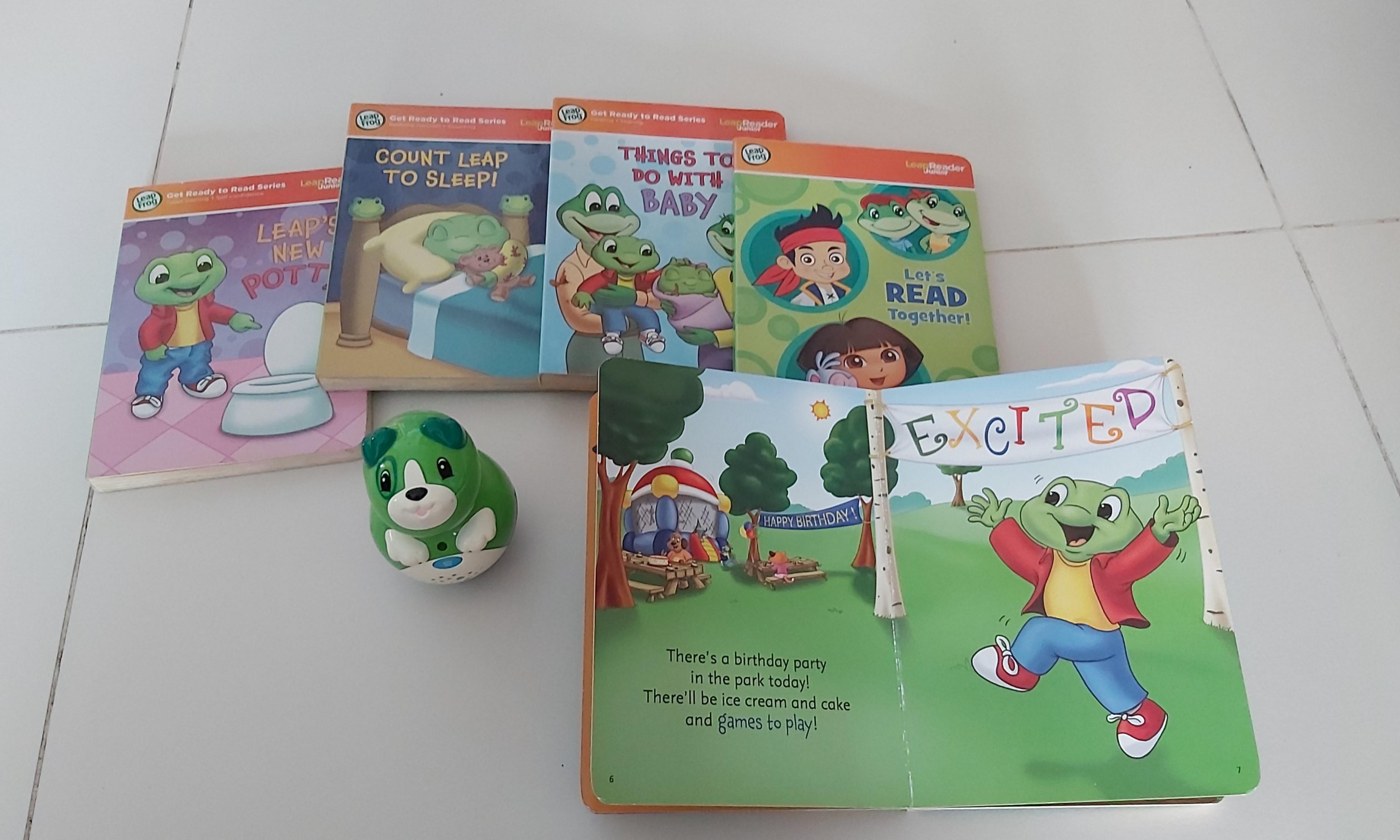 Leap frog reader with books, Hobbies & Toys, Books & Magazines ...