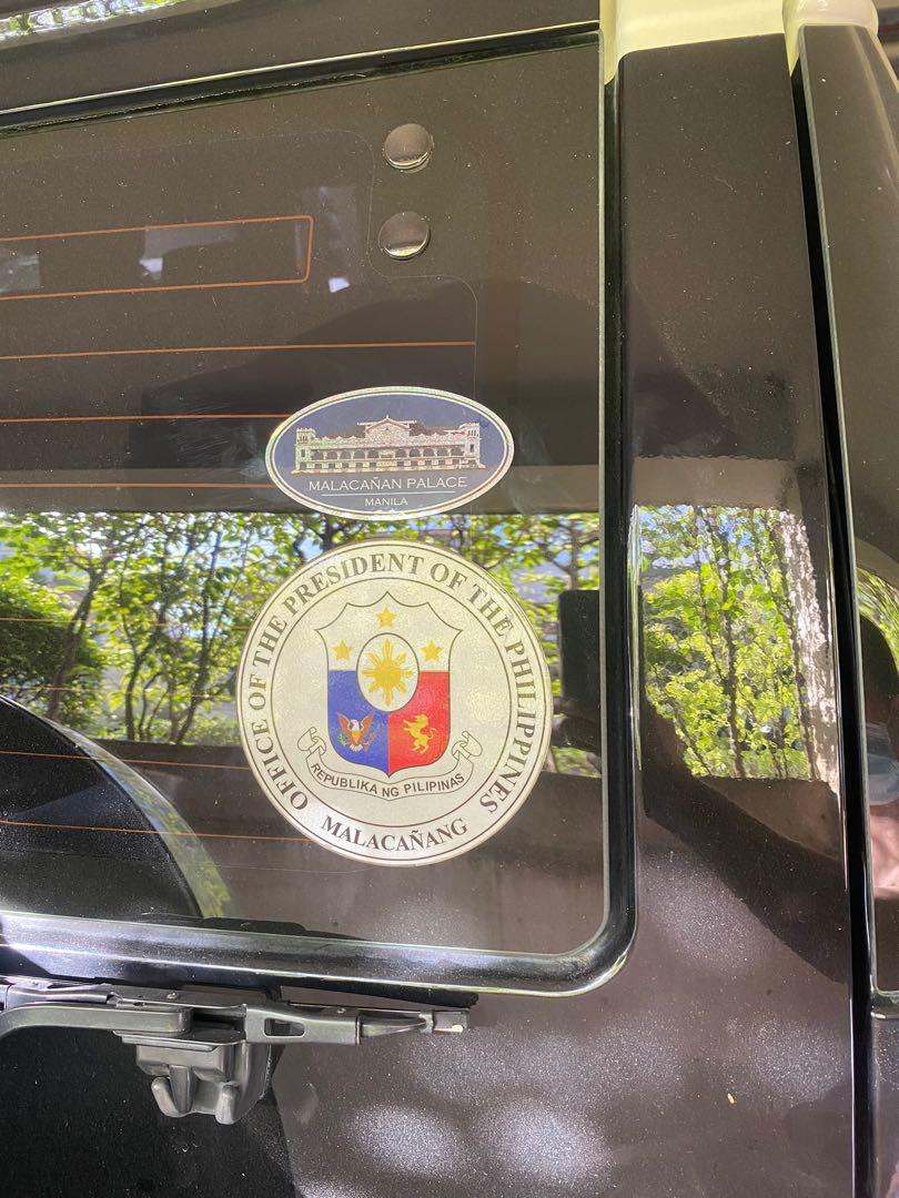 Malacanang/Presidential sticker, Car Parts & Accessories, Emblem ...
