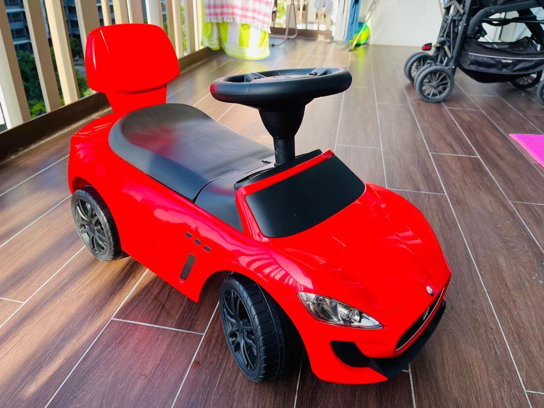 Maserati Push Car - Red, Babies & Kids, Infant Playtime on Carousell